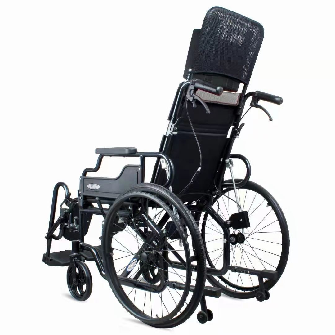 New style adjustable headrest relining high back wheelchair for elder
